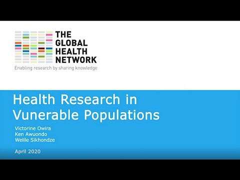 Health Research in Vulnerable Populations