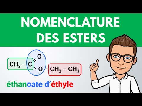 Nomenclature des ESTERS ✅ Chimie organique