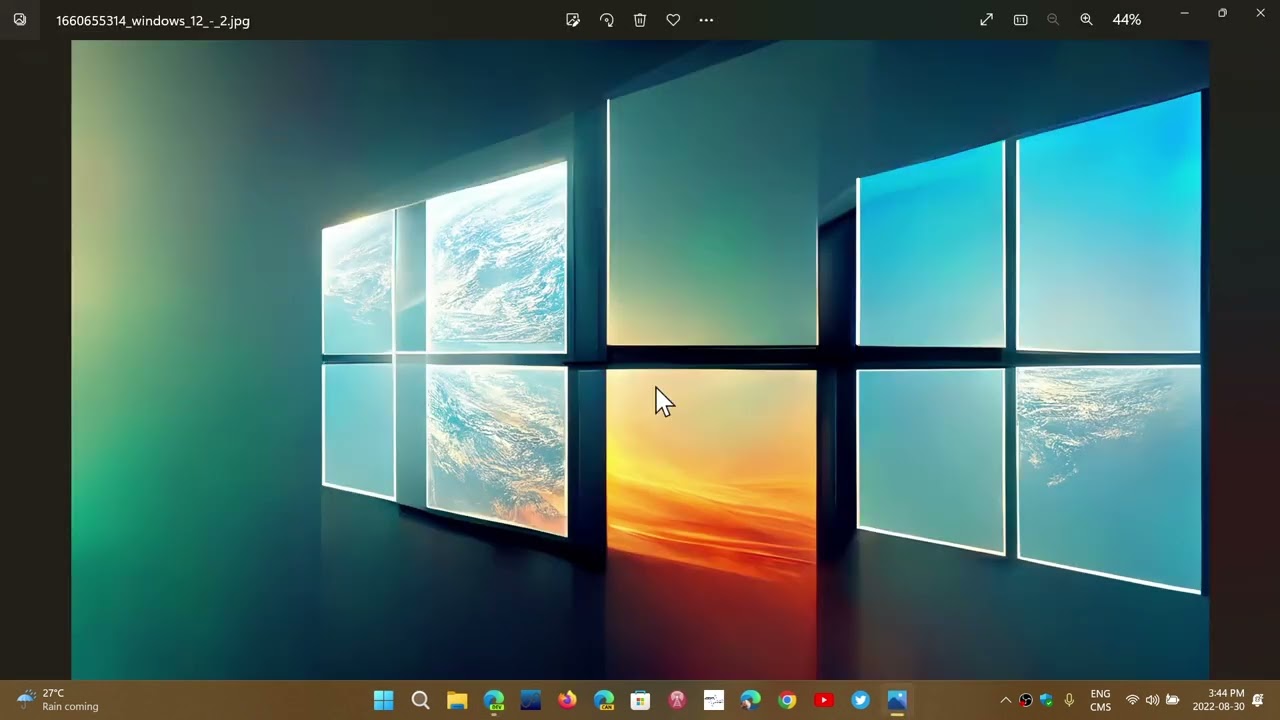 Windows 12 AI Inspired wallpaper pictures link from Neowin