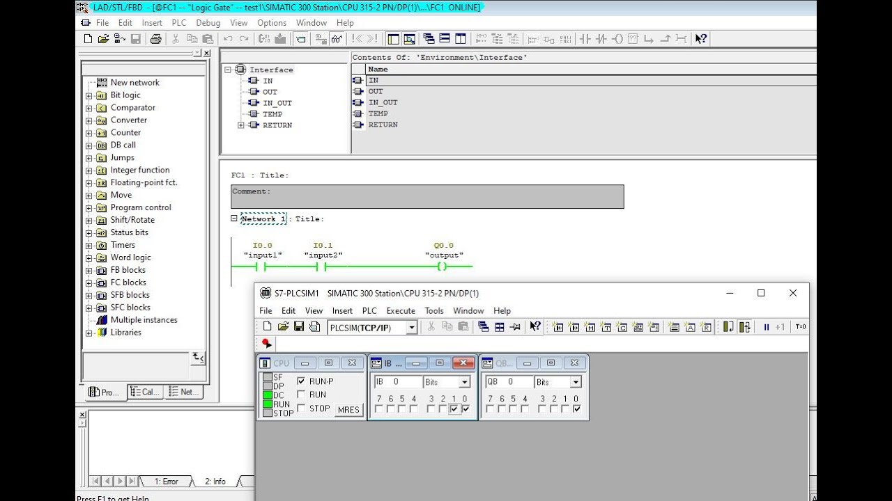 Simatic Manager-01: How to use Simulator in Simatic Manager | Simatic Manager Overview