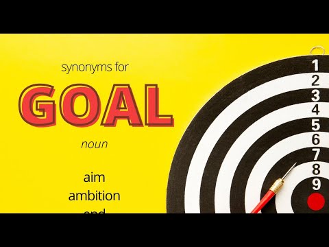 Synonyms For Goal, aim, ambition, end, intension, object, objective, purpose, target