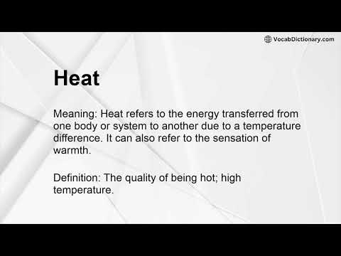 Heat Meaning