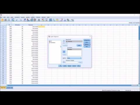 Binary Logisitic Regression in SPSS with One Continuous Predictor Variable