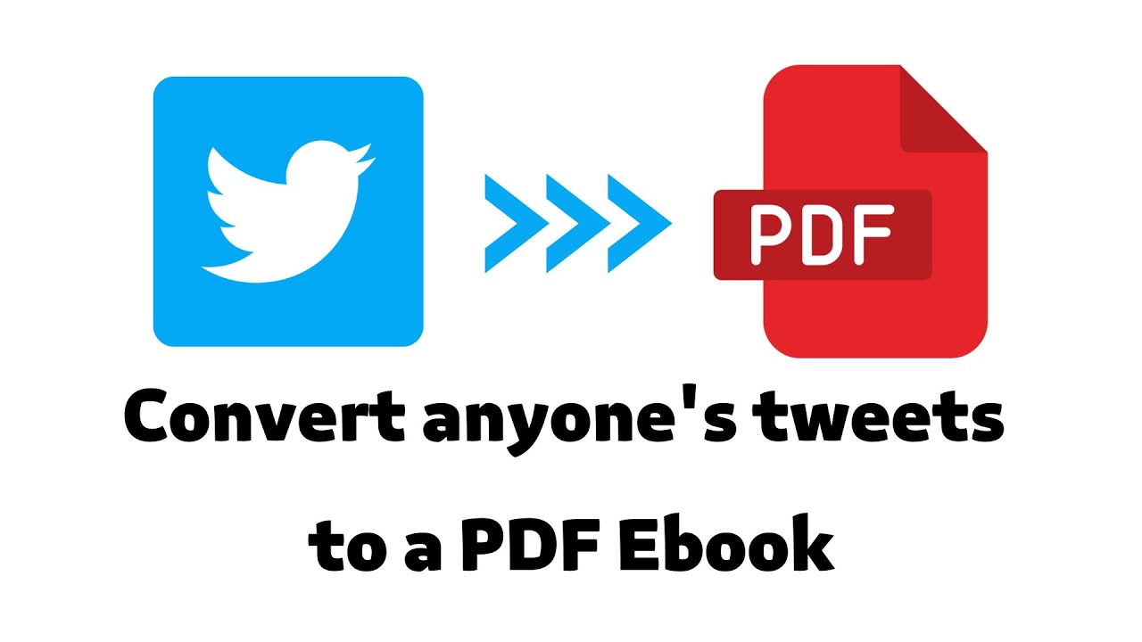 How to convert anyone's tweets to a PDF ebook for twitter with  Tweets2PDF in 2026