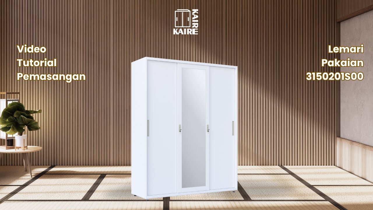 Tutorial Lemari 3 Pintu Sliding Kaire New Versi