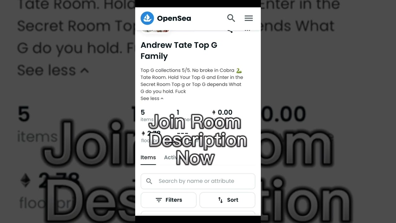 Andrew Tate Top G Nft #nft #secret #cobratate #tatespeech #andrewtate #shortsyoutube