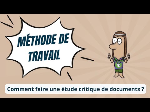 Méthode étude critique de documents