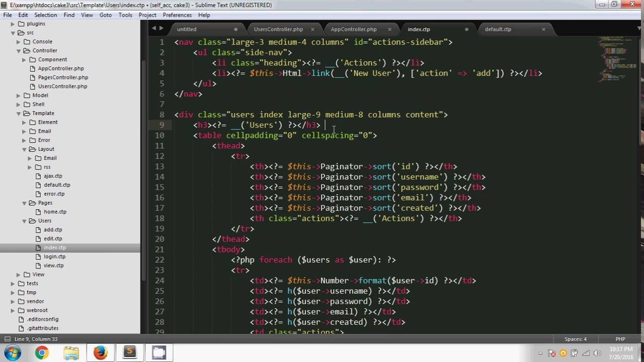 Cakephp 3 login (Auth component#3 final part)
