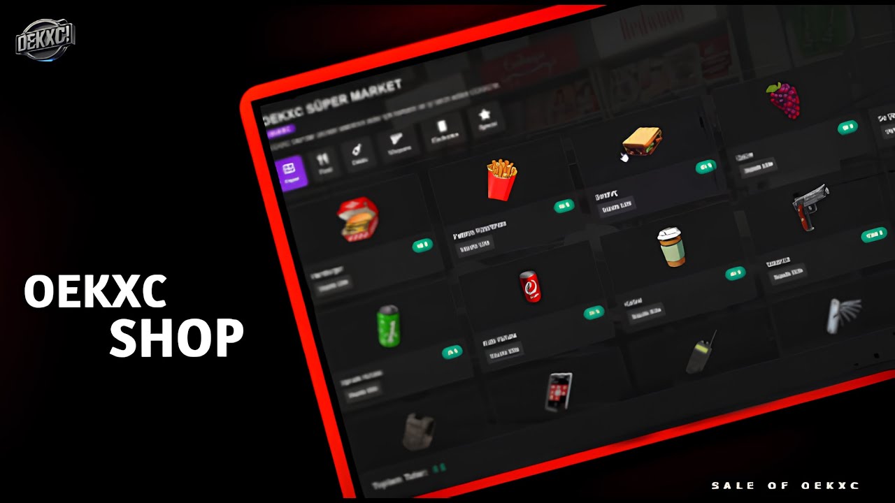 📦 [PAID] Custom Market System | QBCore / ESX / Standalone | ox ...