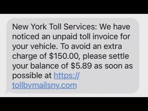 New Yorkers warned of texting scam imitating E-ZPass & Tolls by Mail