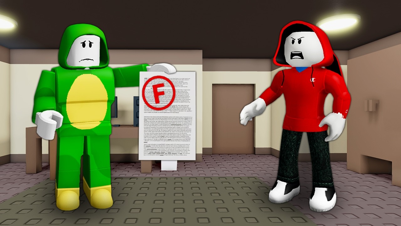 I Failed My Math Test! - Roblox
