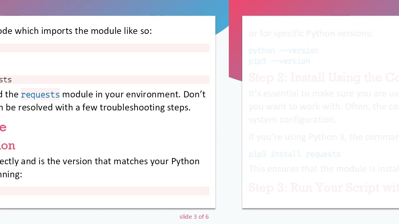 Troubleshooting: Pip Install Modules Not Installing Properly