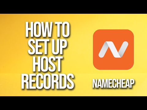 How To Set Up Host Records Namecheap Tutorial