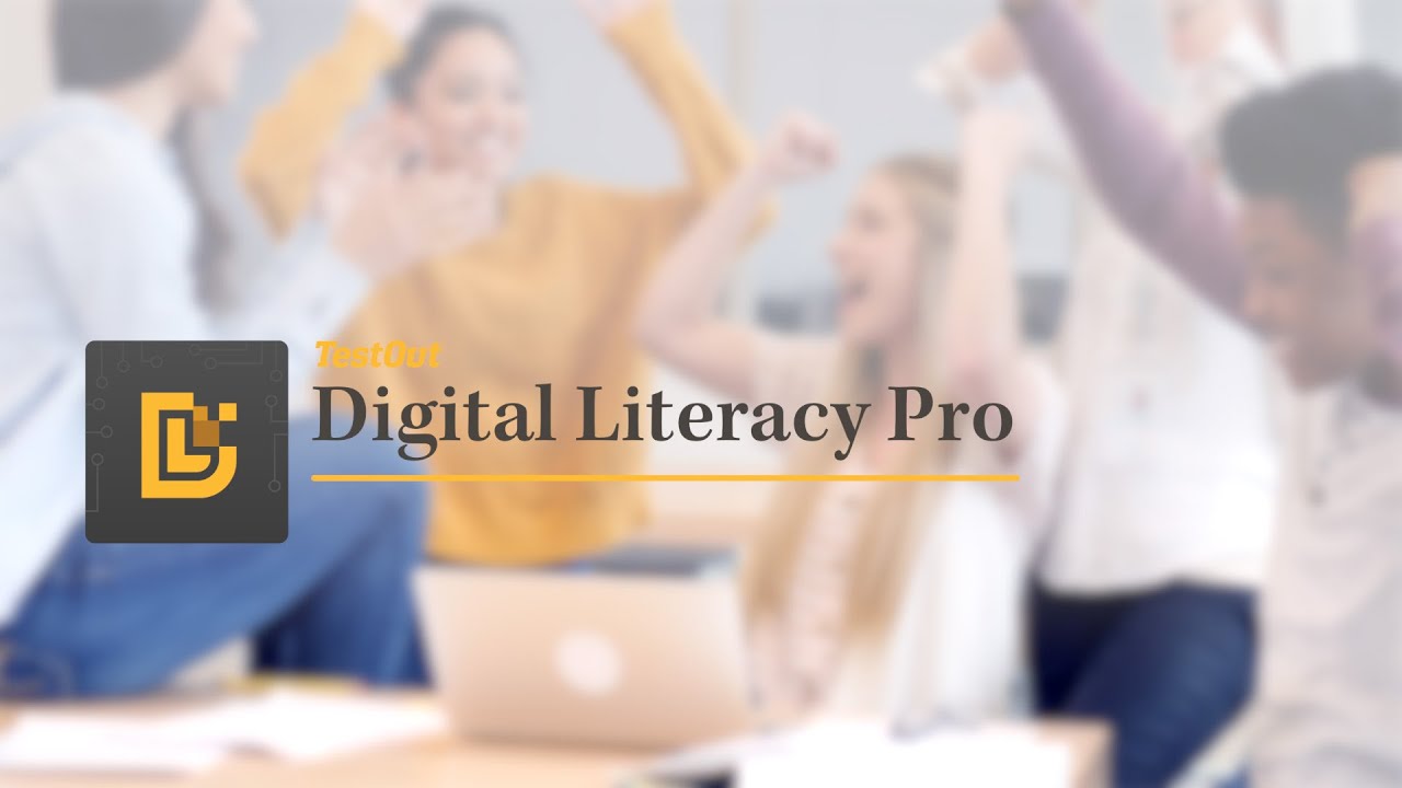 Ignite excitement in technology with TestOut Digital Literacy Pro courseware