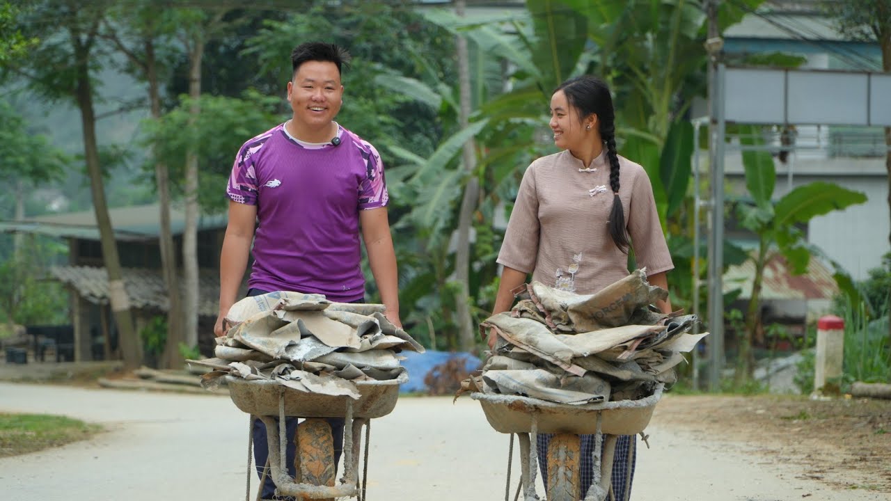 Ly Thi Di and Zim cleaned up, bringing a clean space to the company.