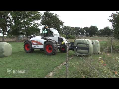 Balehandler with Tubes - Soft Hand Bale Handler - Video | Bobcat Telescopic Handler Attachments