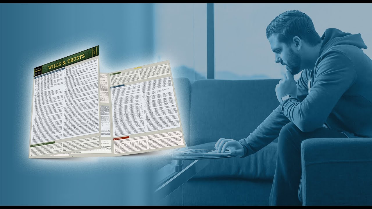 QuickStudy | Wills & Trusts Laminated Reference Guide