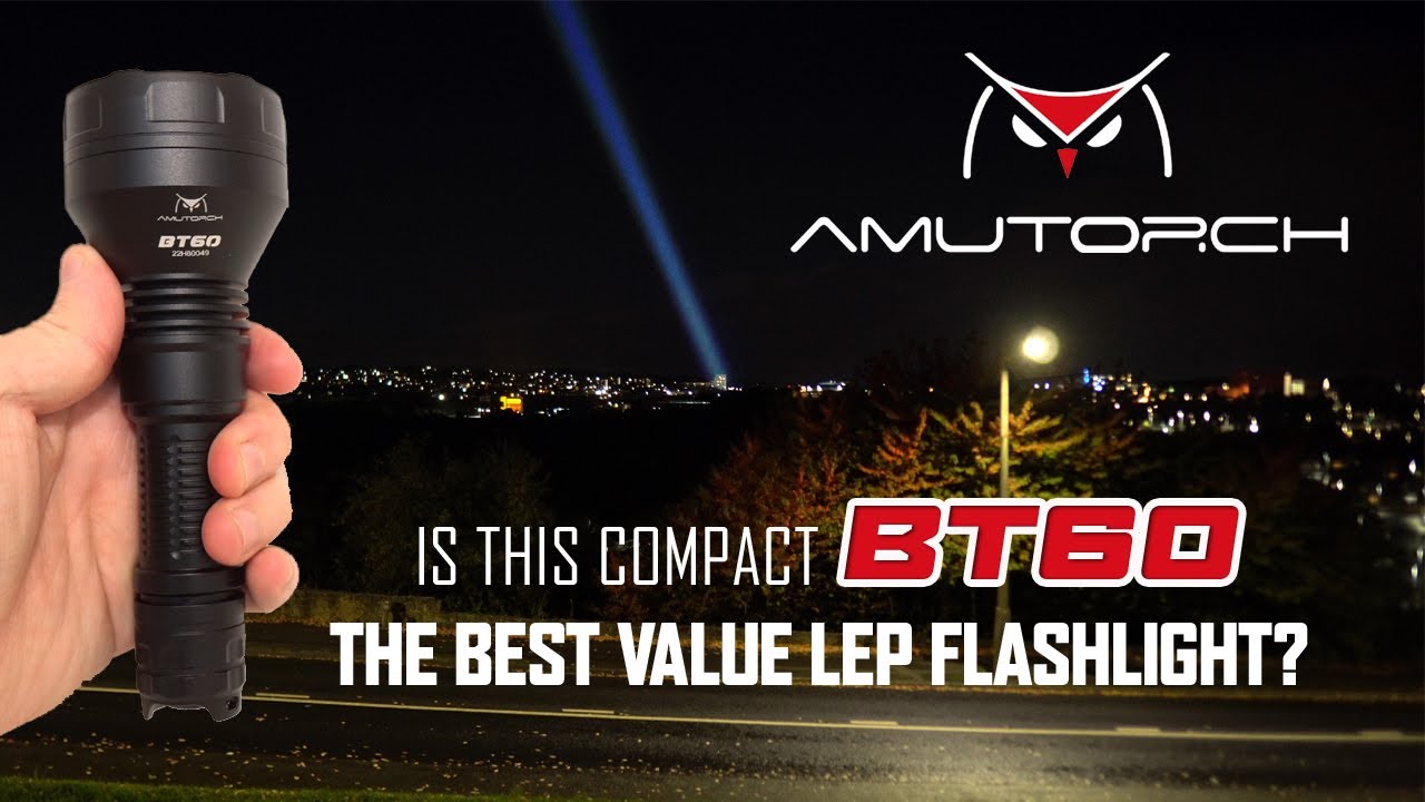 Stormy review of the AMUTORCH BT60 LEP Laser flashlight, the shortest ...