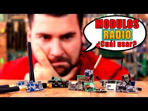 Módulos de radio ¿Cuál usar? NRF24 | LoRa | CC1101 | HC12 | 433MHz | HC05