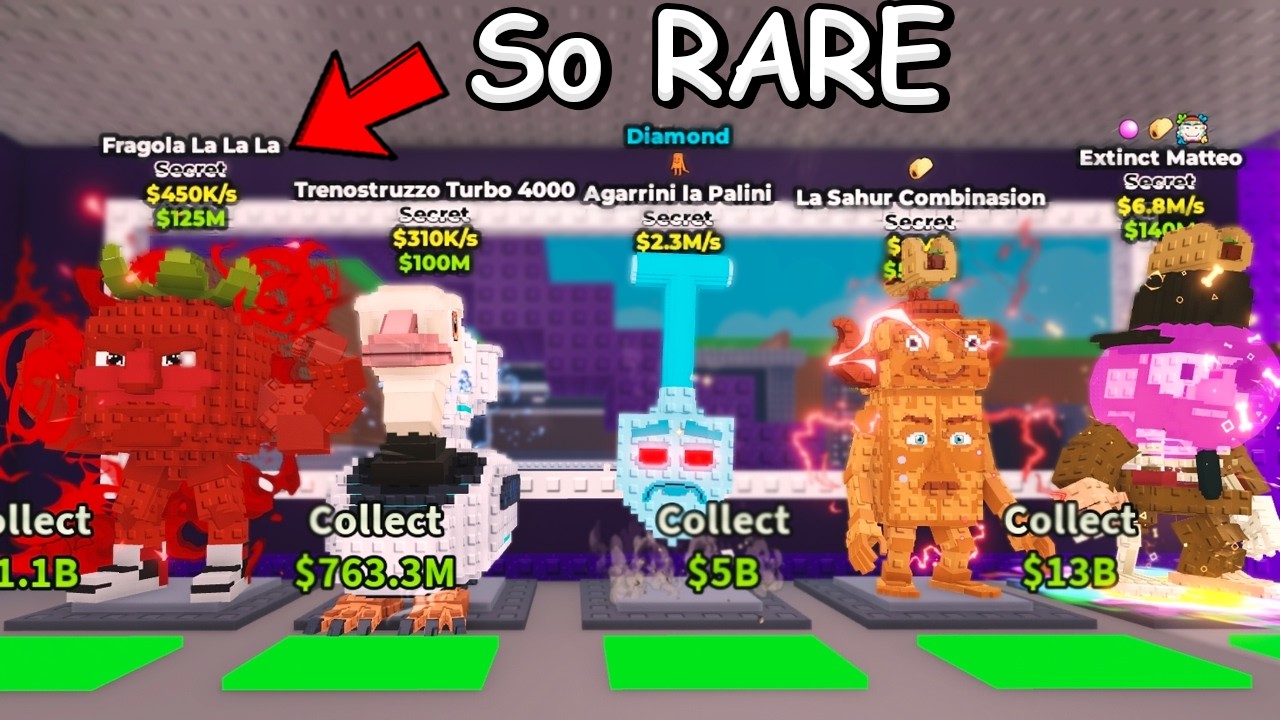 I Indexed The RAREST Secrets in ALL of Steal A Brainrot..