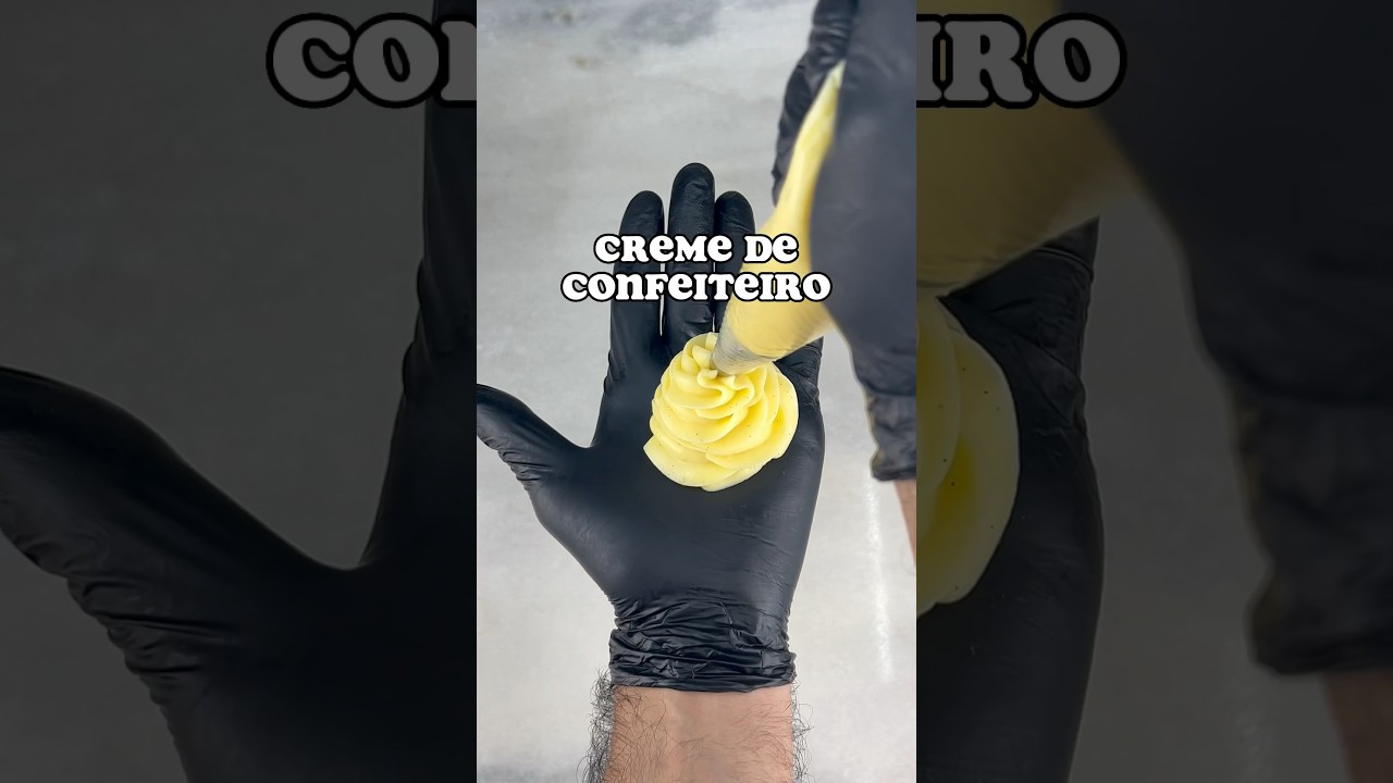 Creme de Confeiteiro ou Crème Patissière 😍 #cremedeconfeiteiro #cremepatissiere #confeitaria