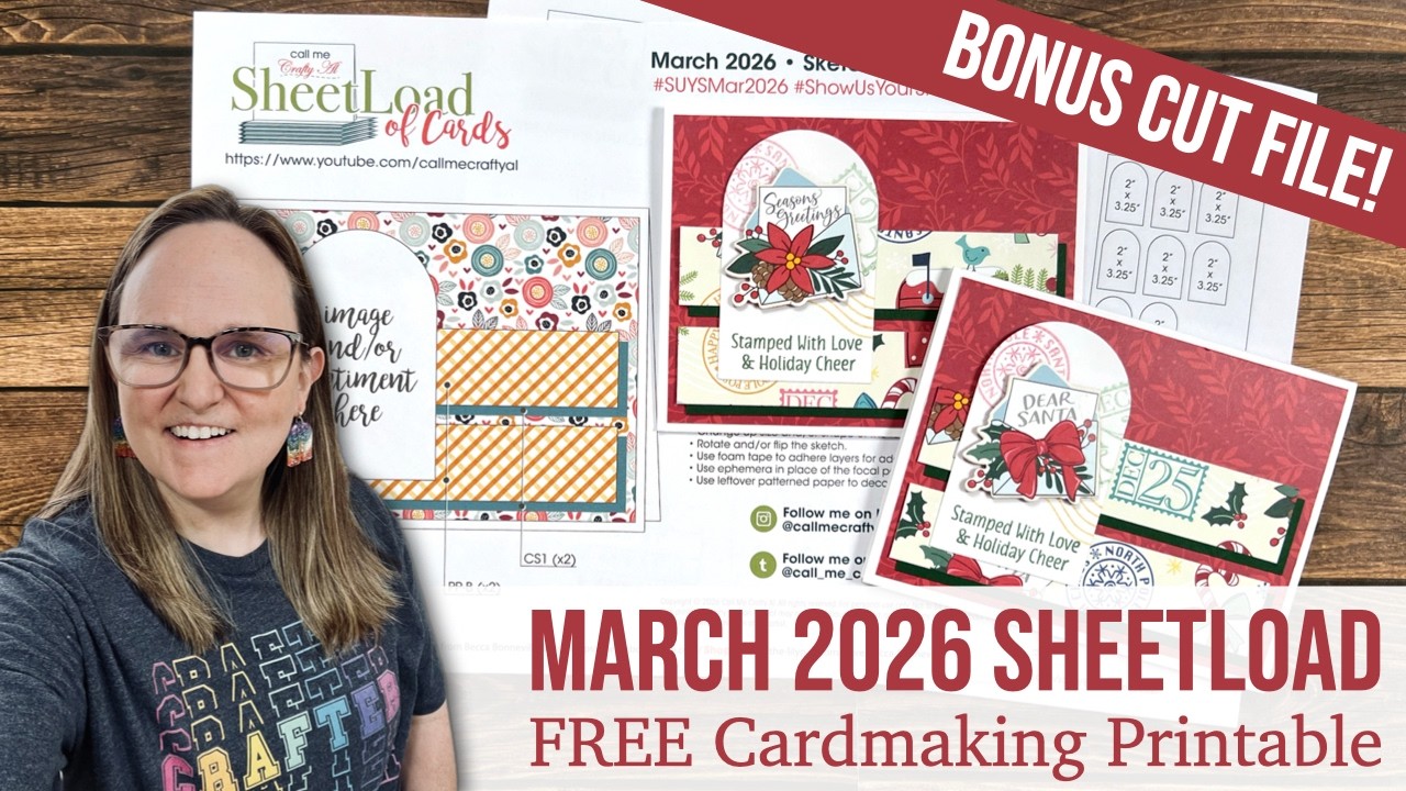 Download Your FREE Cardmaking Guide! March 2026 SheetLoad of Cards