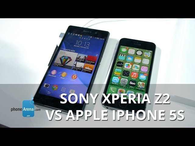 Sony Xperia Z2 vs iPhone 5s: first look - PhoneArena