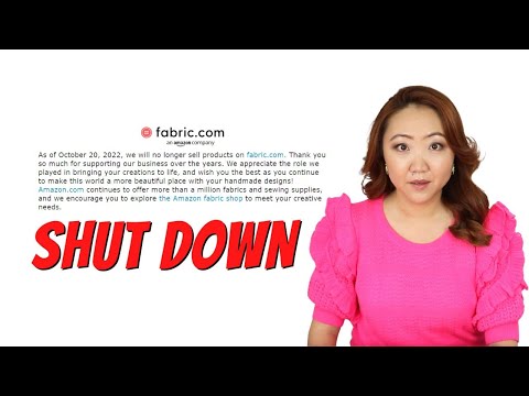 Fabric.com Scrapped by Amazon (WHOA!)