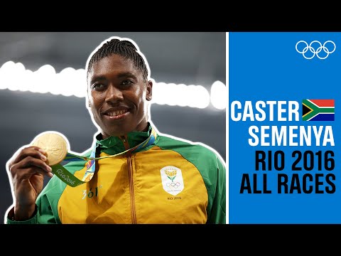 ALL Caster Semenya 🇿🇦races at Rio 2016!
