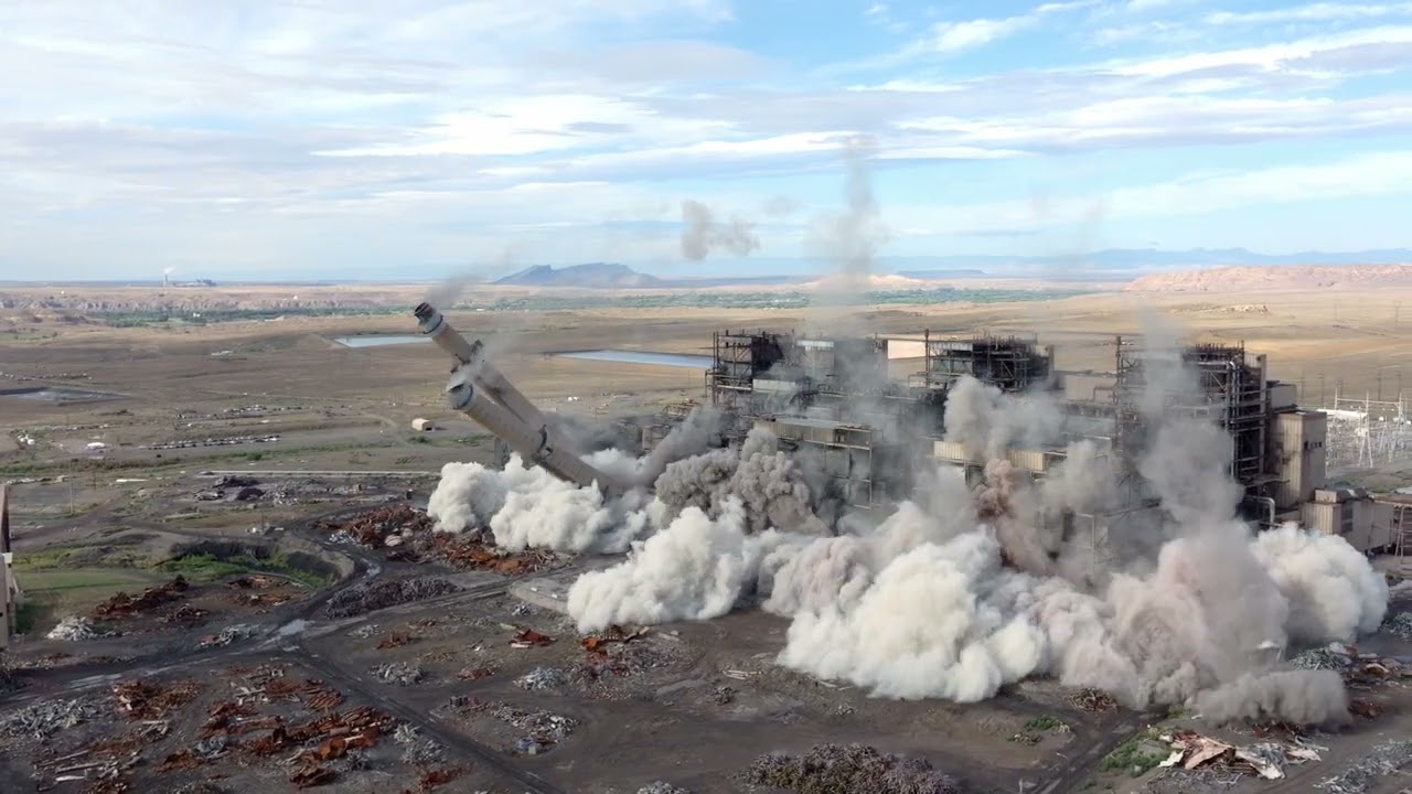 San Juan Generating Station DEMOLITION 2024