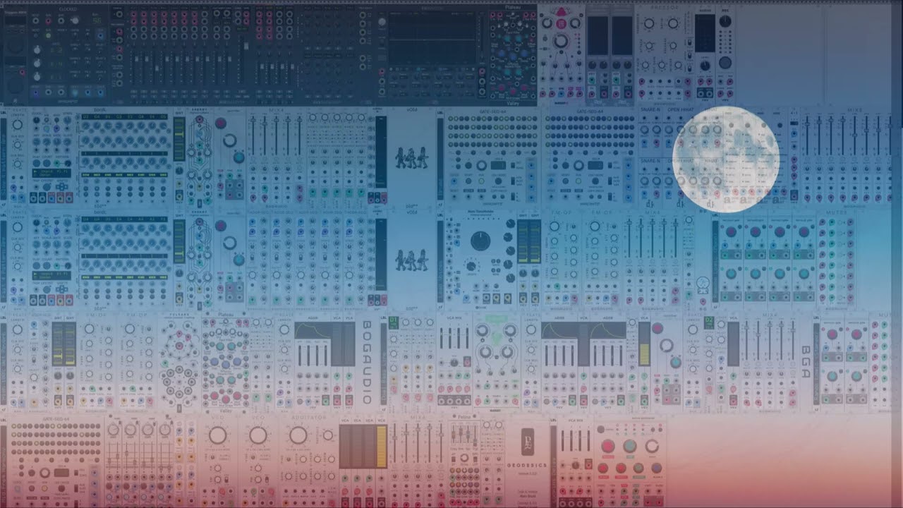 Luna - 1 hour full regeneration - Generative Ambient VCV Rack Bidoo Bog Audio Impromptu