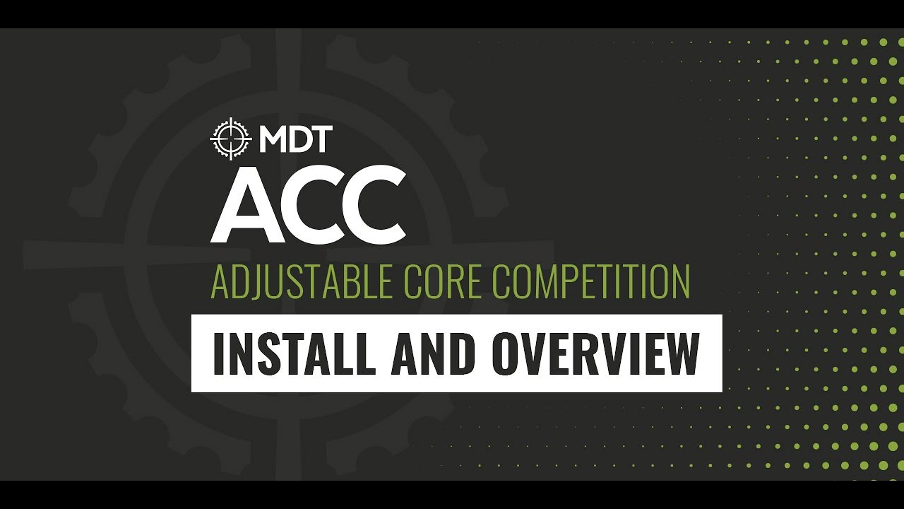 Install your Action into the MDT ACC chassis system