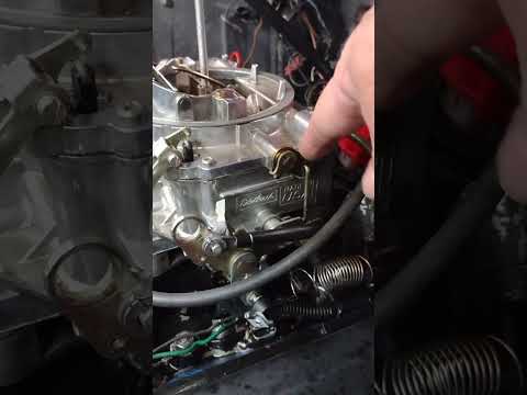 Eldelbrock Carburetor FAST IDLE / Electric Choke / Simple Fix / STUCK Choke