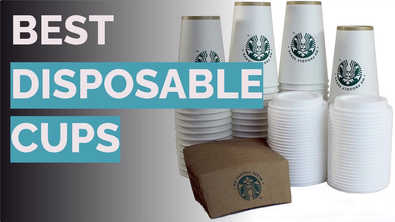 🌵 10 Best Disposable Cups (Dixie, Starbucks, and More)