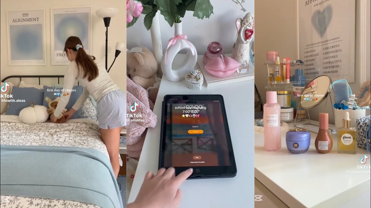 School morning routines 🩷