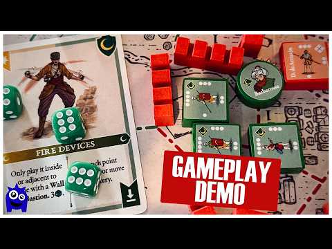 Castelnuovo 1539 Gameplay & Impressions | Siege Warfare Board Game | Draco Ideas