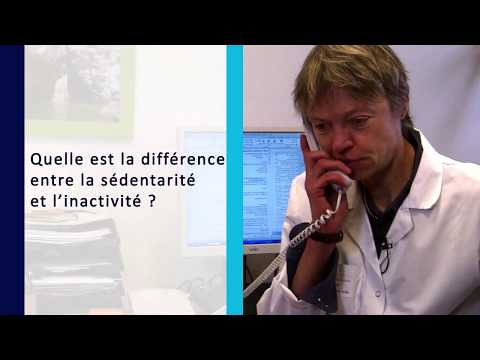 Sédentarité ou inactivité, quelle différence ?