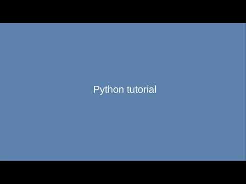 INFO8006 Python tutorial (Windows)