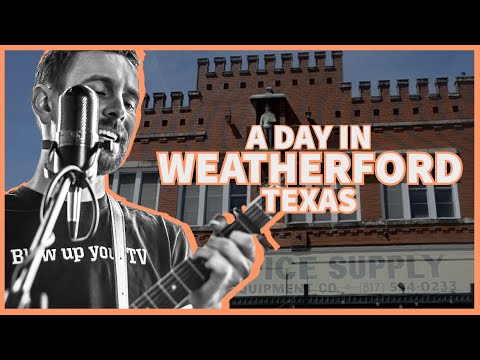 A tour of Weatherford, Texas (downtown and Lake Weatherford)