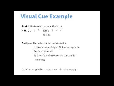 Elementary English Language Arts - Analyzing Running Records
