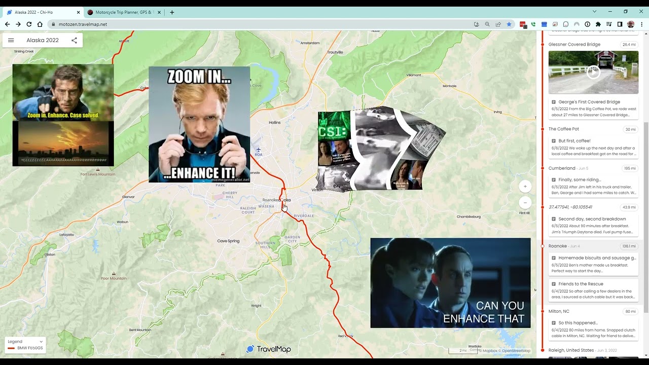 2022 06 09 Brief Travelmap net Web Site Walkthrough for Route VIEWERS