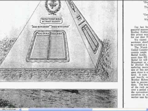 EL JUEZ JOSEPH F. RUTHERFORD ORDENÓ EREGIR UNA PIRÁMIDE MASÓNICA EN LA ...