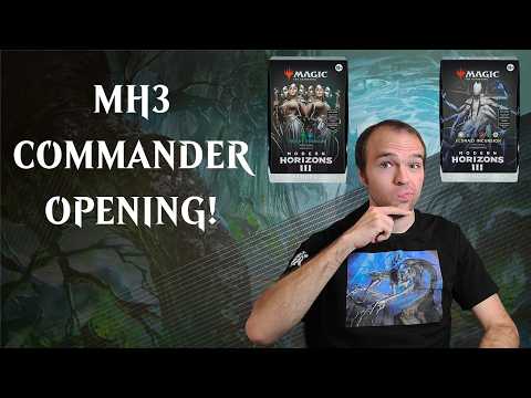 Let's Open Modern Horizons 3 Commander Decks! Inside Design Stories | Magic: The Gathering MTG MH3
