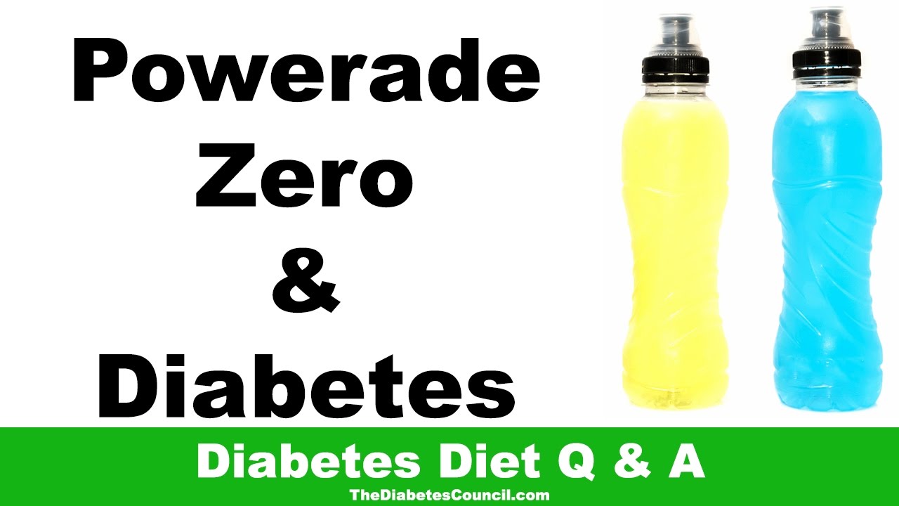 Is Powerade Zero Good For Diabetes