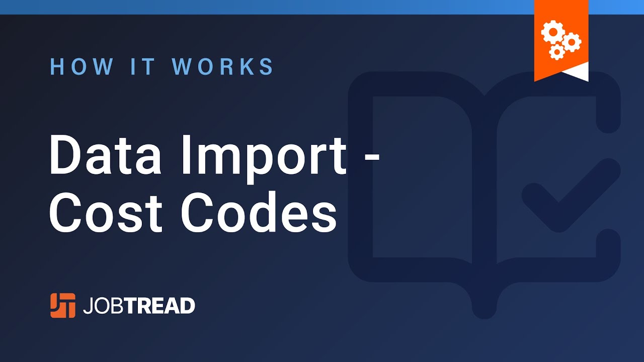 Data Import - Cost Codes