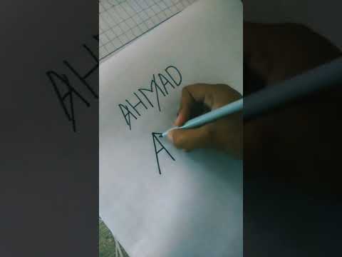 AHMAD name logo #shorts