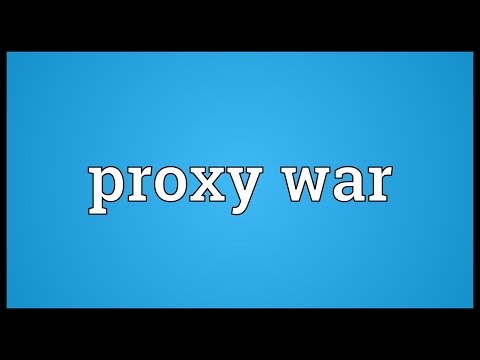 Proxy war Meaning