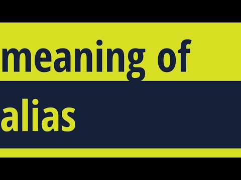 Alias Meaning | Meaning Of Alias | Alias Definition | #shorts #words #WordHeavy