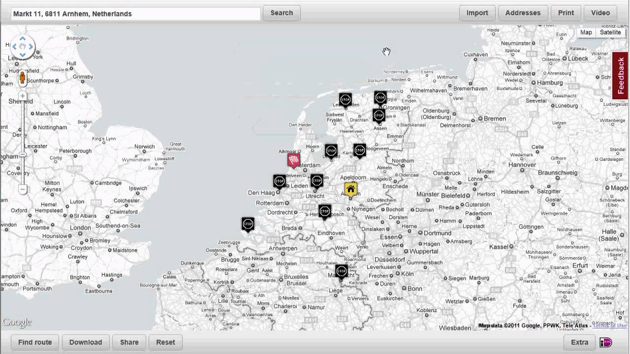 RouteXL.com beta3 demo video