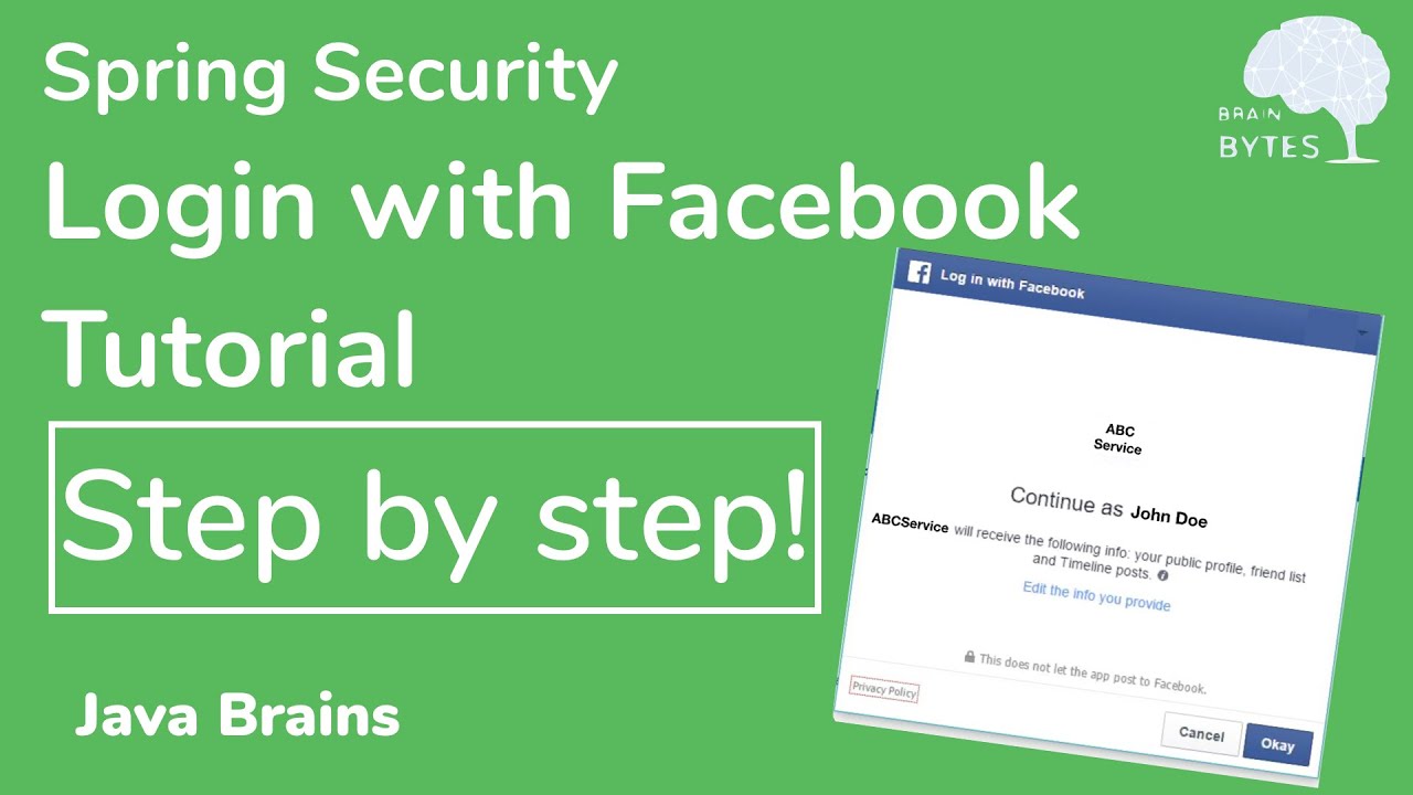 Implementing login with Facebook and Github from scratch - Java Brains